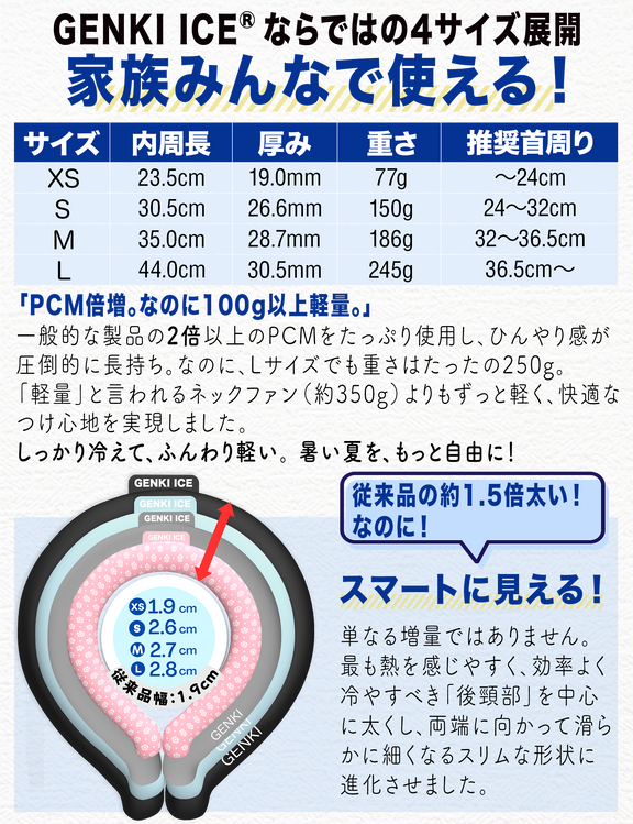 Genki Ice アイスネックリング 水空(Aqua Sky) S/M/L – Genki Mart